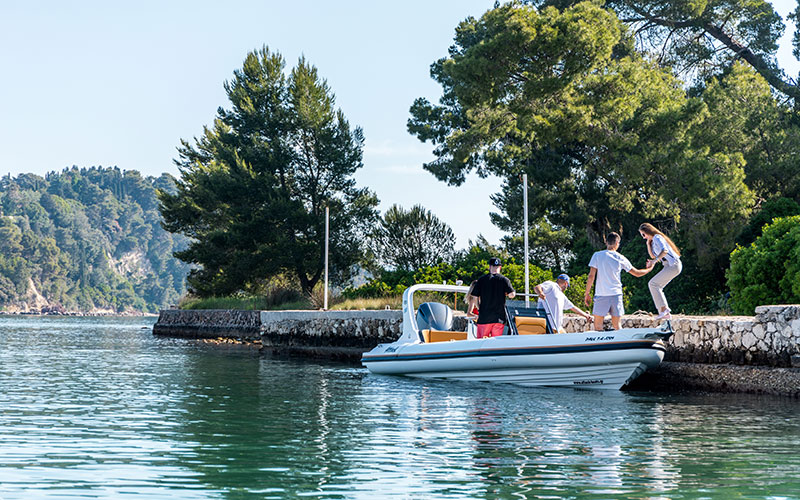 Boat Excursions in Corfu | Boat Rental Corfu | Ribs in Corfu